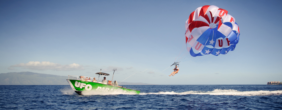 Maui Activities - UFO Parasailing, Ka'anapali Maui